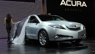 Acura unveils ZDX crossover coupe concept - ZigWheels