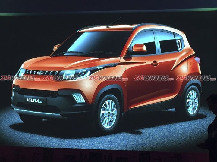 New Mahindra compact SUV officially named KUV100 - ZigWheels
