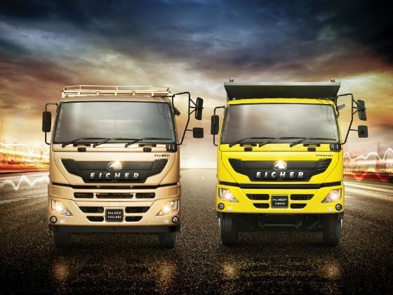 Eicher launches Pro 6000 series trucks - ZigWheels