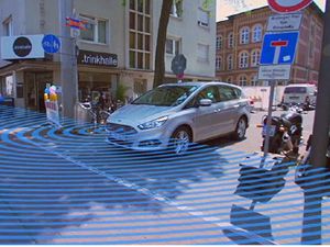Incredible: A car that can see around corners to avoid accid - ZigWheels