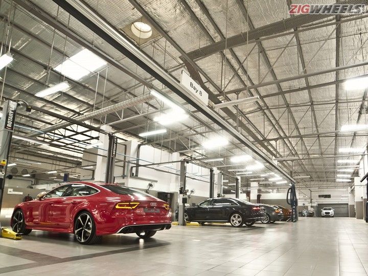 Audi goes 24X7 with its largest workshop in India - ZigWheels