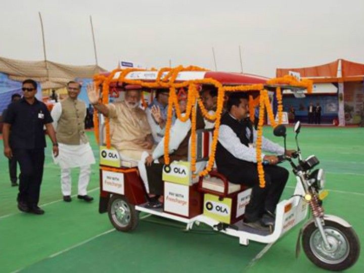 Narendra Modi Distributes 5100 E Rickshaws In Delhi And Ncr Regions