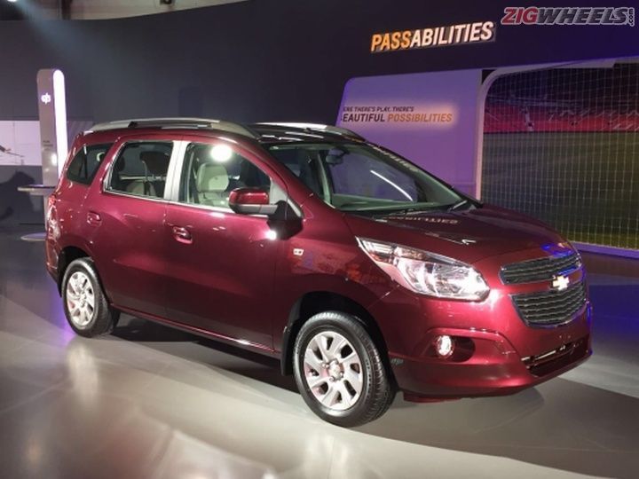 2016 Auto Expo: Chevrolet Spin MPV showcased - ZigWheels