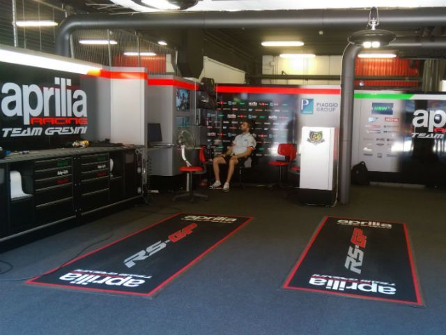 Catalan MotoGP: Watching it from the Aprilia Garage - ZigWheels