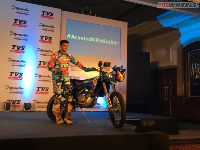 Aravind KP To Race for Sherco-TVS Rally Factory Team In 2017 Dakar ...