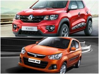 Renault Kwid vs Maruti Suzuki Alto K10 – Exterior, Interior, Features ...