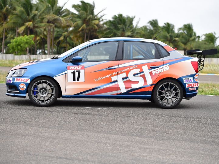 Volkswagen Ameo Cup Race Car: Driven - ZigWheels