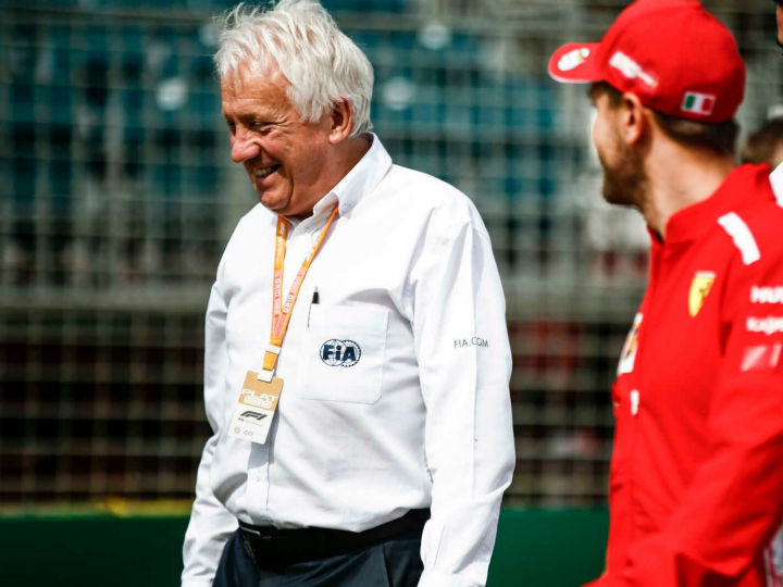 F1 Race Director Charlie Whiting Is No More - ZigWheels