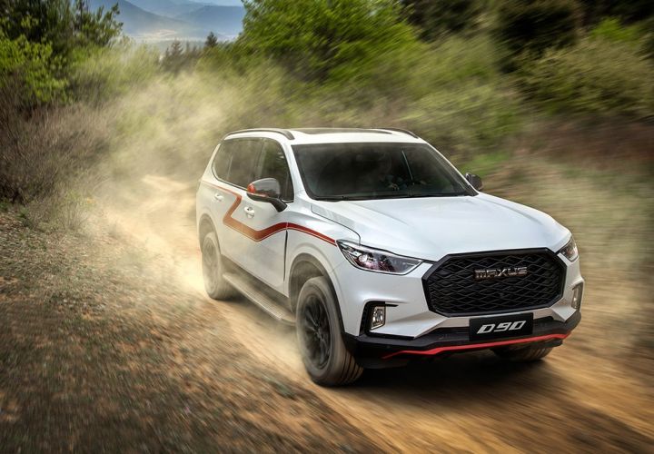 MG Maxus D90 Premium SUV Spotted Testing In India For The First Time ...