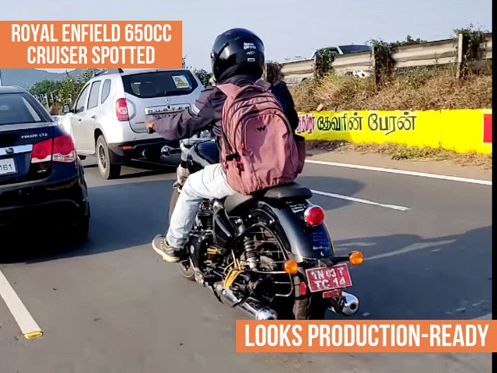 Royal Enfield 650cc Cruiser Spotted Testing, Looks Production-ready ...