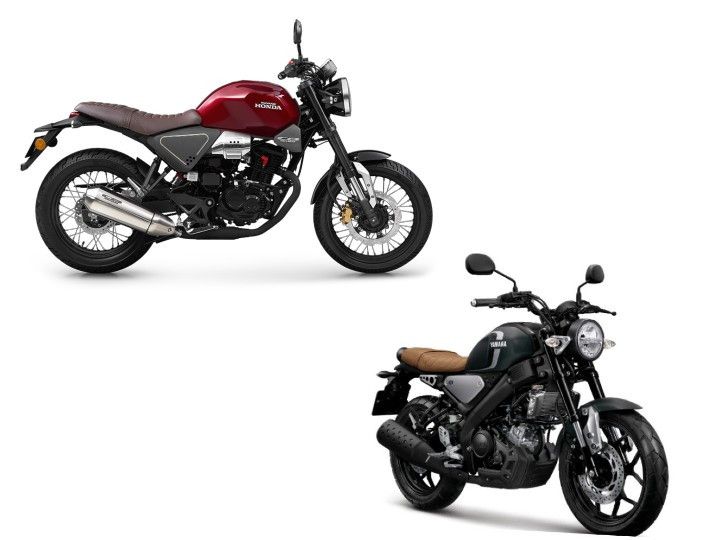 2021 Honda CB190SS vs Yamaha XSR 155: Image Comparo - ZigWheels