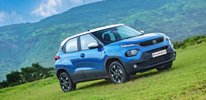 Tata Punch White, Grey, Orange, Bronze, Blue, Tropical Mist, And Red ...