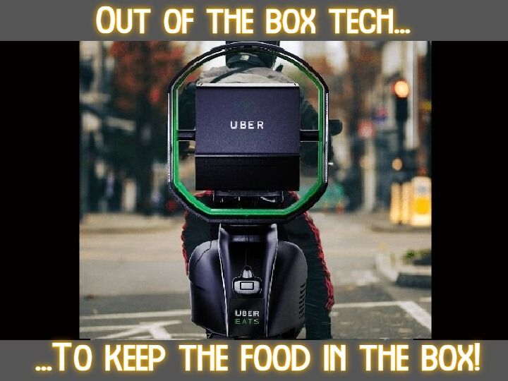 Uber Eats Delivery Scooter With Self-balancing Container Unveiled ...