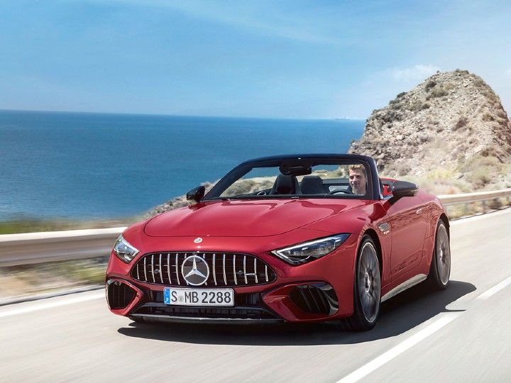 Next-Gen Mercedes-AMG SL Convertible Unveiled, Gets A Soft Top And 4 ...