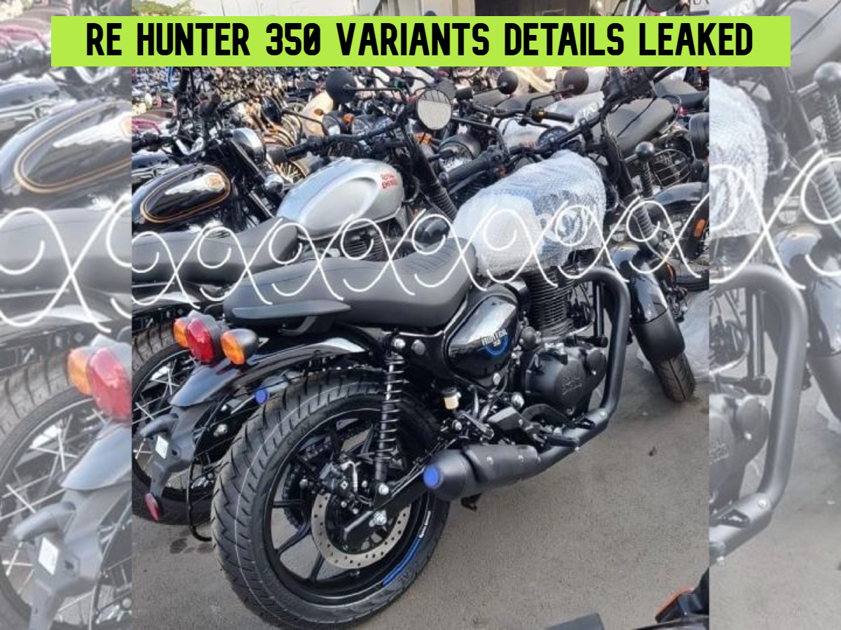 Royal Enfield Hunter 350 Variants, Colours And Specifications Leaked ...