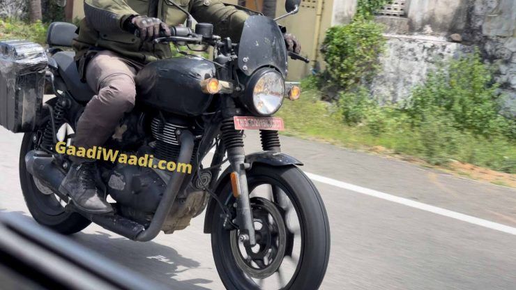 Production-ready Royal Enfield Hunter 350 Spotted With Accessories ...