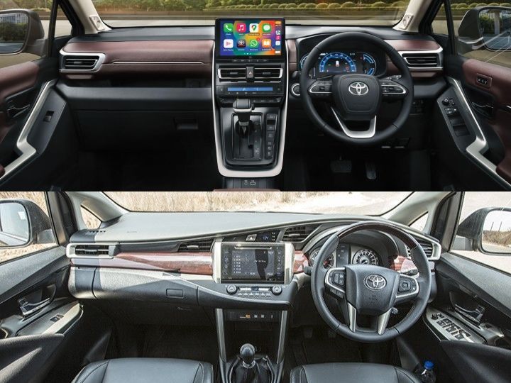 Toyota Innova Hycross vs Innova Crysta: Features, Specs & Powertrains ...