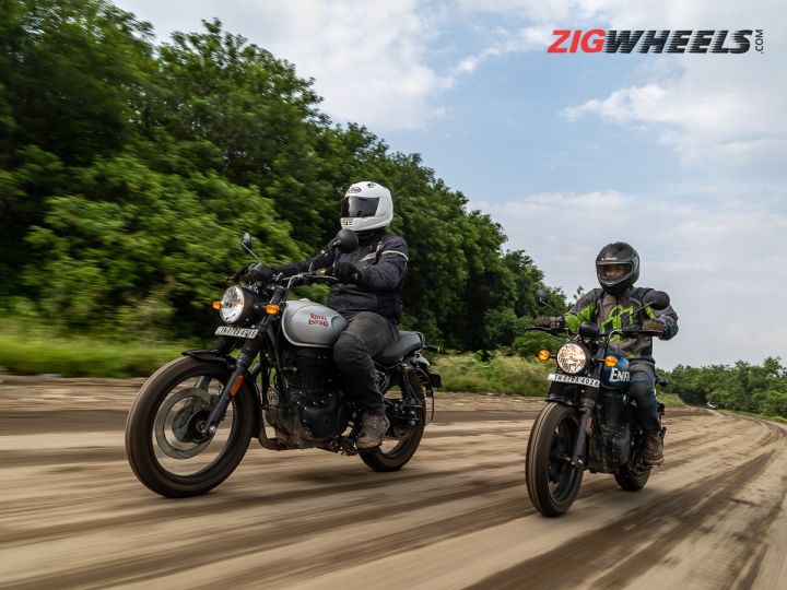 Royal Enfield Hunter 350 Retro vs Metro Comparison Review: Which One To ...