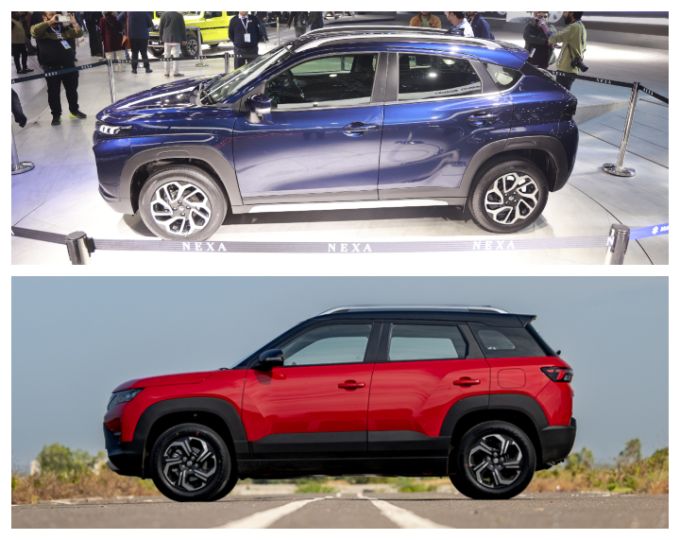 Maruti Fronx And Brezza Design, Interior, Features And Rivals Compared ...