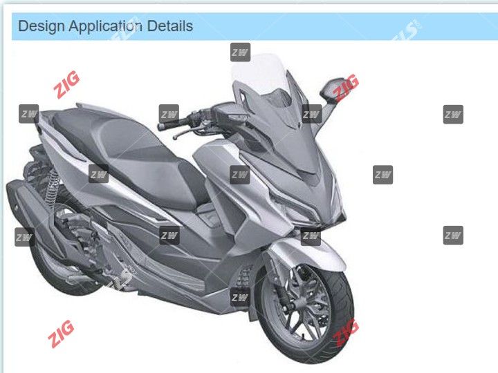 Honda Forza 350 Design Patented In India; Maxi Scooter Incoming ...