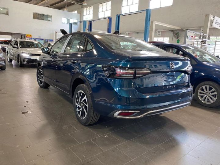 Volkswagen Virtus’ New Lava Blue Colour Starts Reaching Dealerships ...