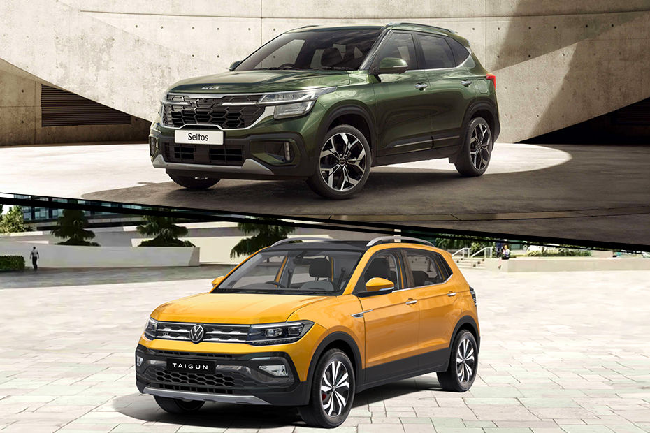 2023 Kia Seltos Facelift vs Volkswagen Taigun: Performance Compared ...