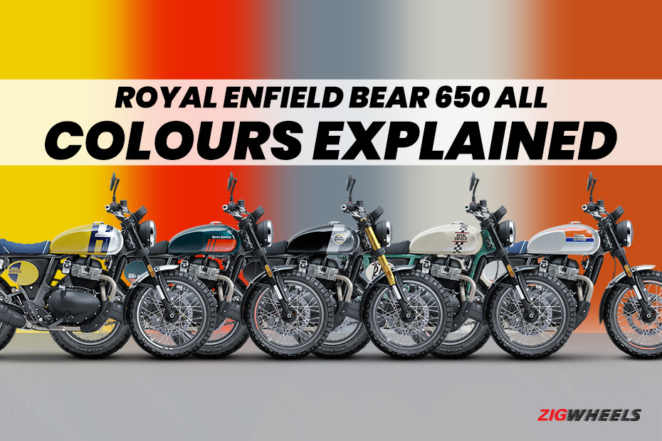 Royal Enfield Bear 650Colour Options Explained: Broadwalk White, Petrol ...