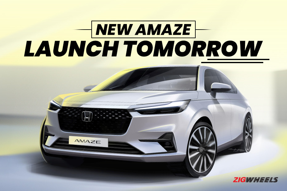 New Honda Amaze Launch Tomorrow: Exterior, Interior, Features ...