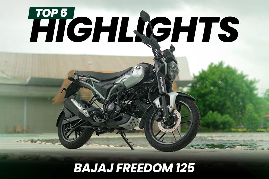 Bajaj Freedom 125 CNG Bike: Top 5 Highlights; CNG And Petrol Tanks ...
