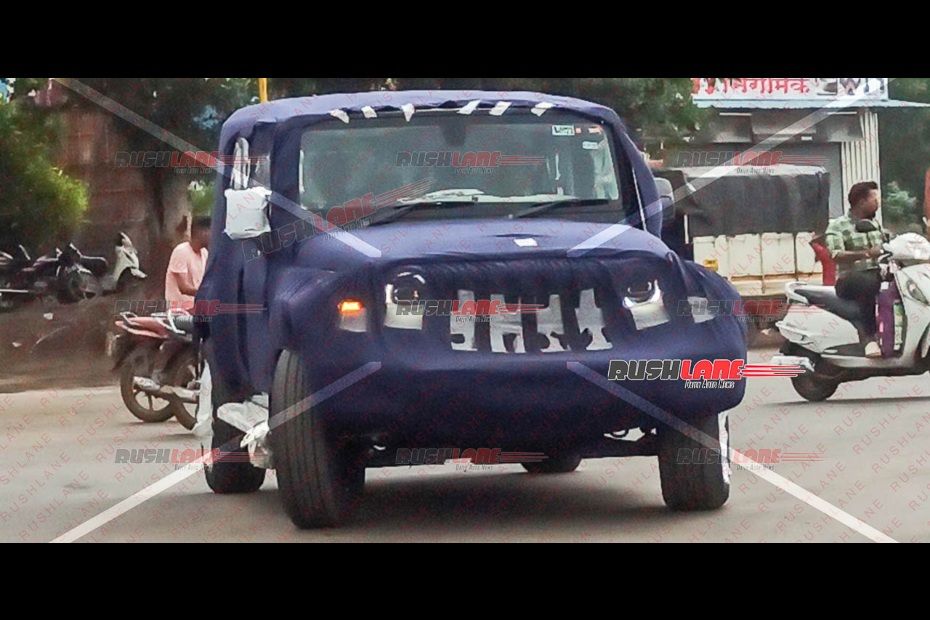 Production-spec Mahindra Thar 5-door Spotted In 3 Exterior Colour ...