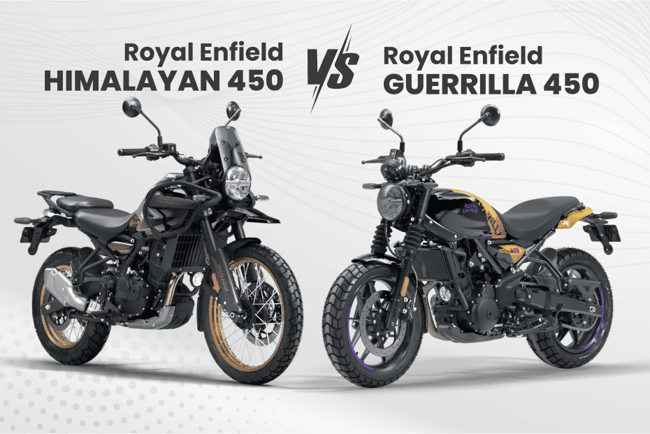 Royal Enfield Guerrilla 450 vs Himalayan 450, Differences Explained In ...
