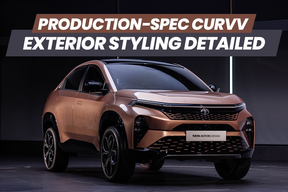 Production-spec Tata Curvv SUV-coupe Exterior Design Detailed In 5 ...