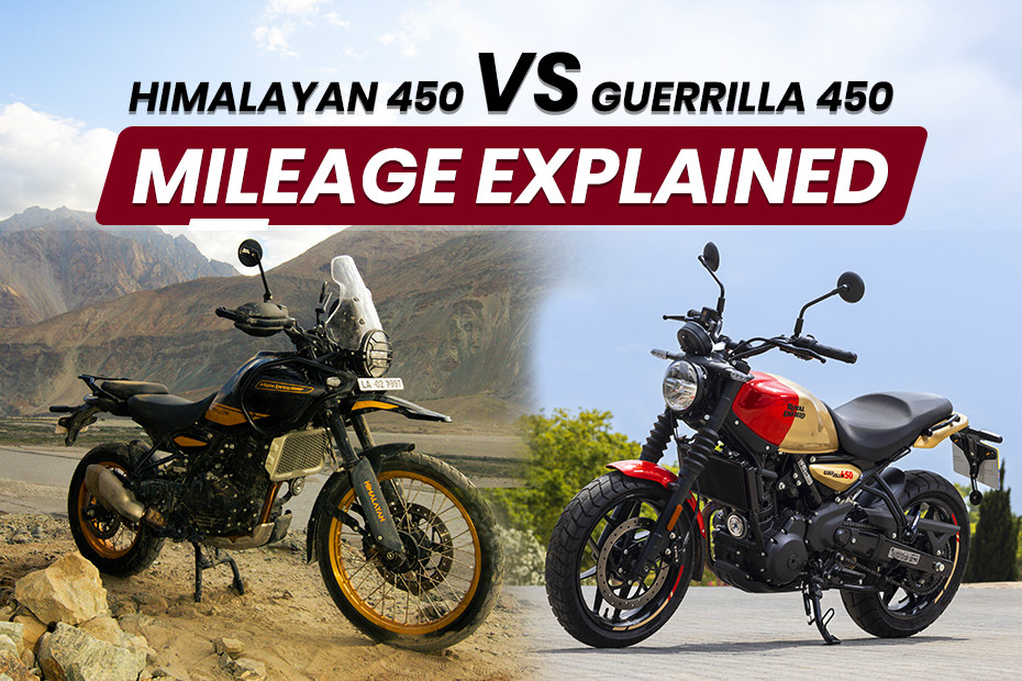 Royal Enfield Himalayan 450 vs Guerrilla 450: Mileage Explained - ZigWheels