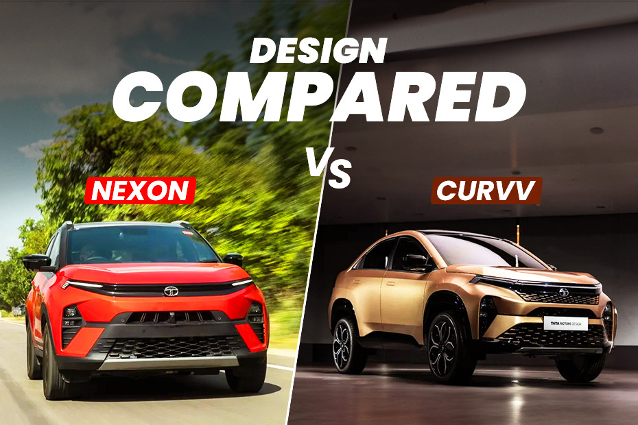 2024 Tata Curvv vs Tata Nexon: Exterior Design Similarities And ...