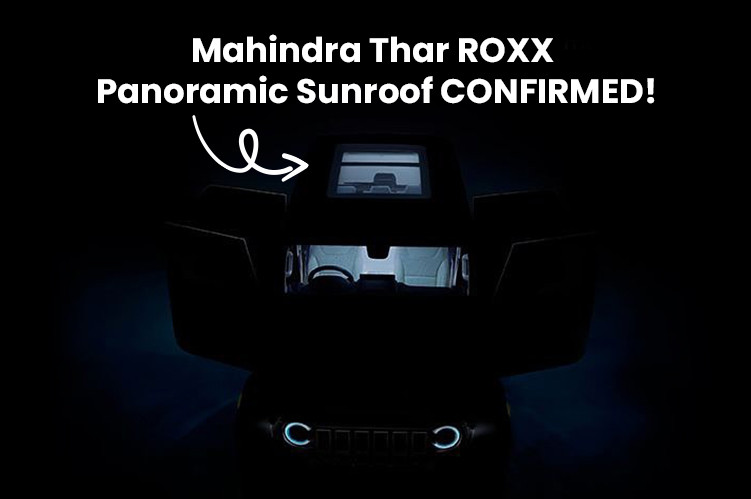 Mahindra Thar ROXX Panoramic Sunroof CONFIRMED! India Launch On August ...