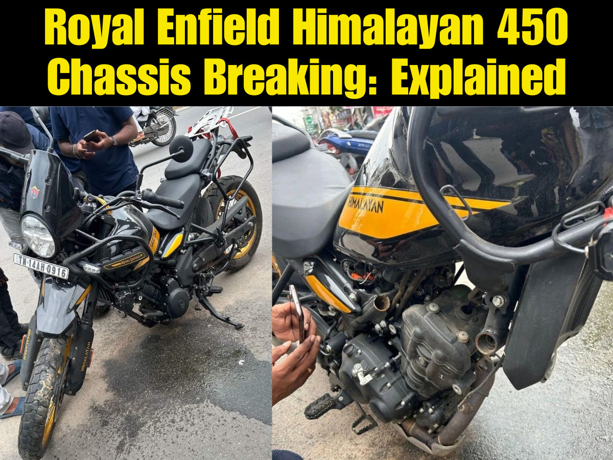 Royal Enfield Himalayan 450 Chassis Failure: This is what the company ...