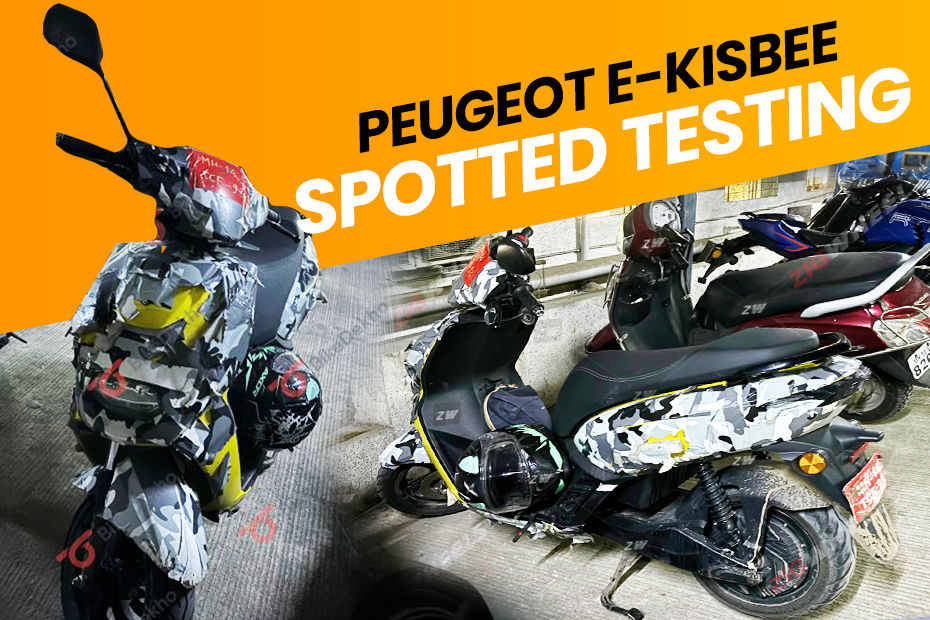 EXCLUSIVE: Peugeot Kisbee Electric Scooter Spotted Testing In India ...