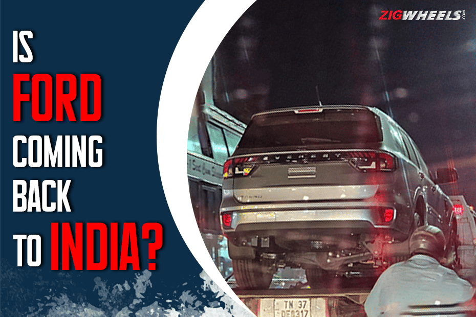 New-gen Ford Endeavour (Everest) Spotted Undisguised In India, Is Ford ...