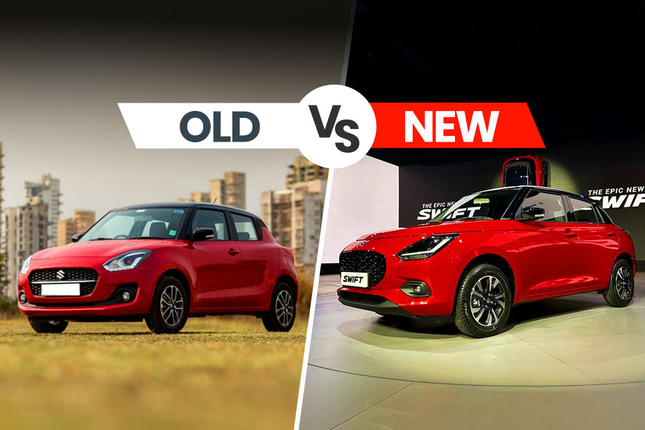 2024 Maruti Suzuki Swift: Old vs New Compared In Images - ZigWheels