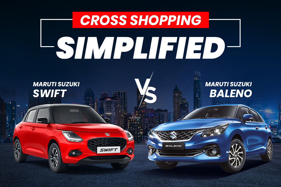 Maruti Suzuki Swift Mid-spec Vxi (O) vs Maruti Suzuki Baleno One-above ...