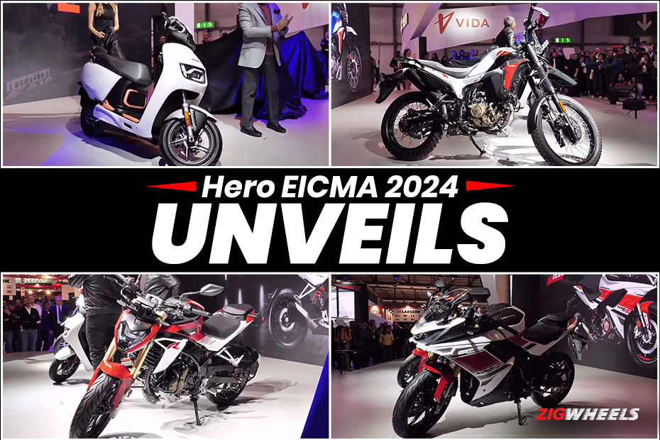 Hero EICMA 2024 Unveils: XPulse 210, Xtreme 250R, Karizma XMR 250 ...