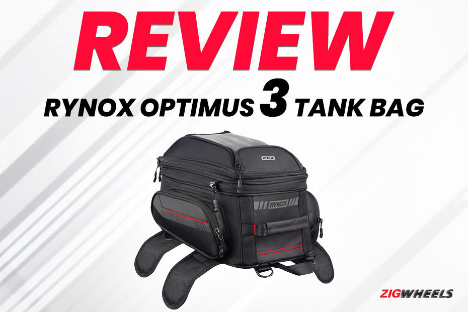 Rynox Optimus 3 Tank Bag: Gear Review: Motorcycle Tank Bag / Tail Bag ...