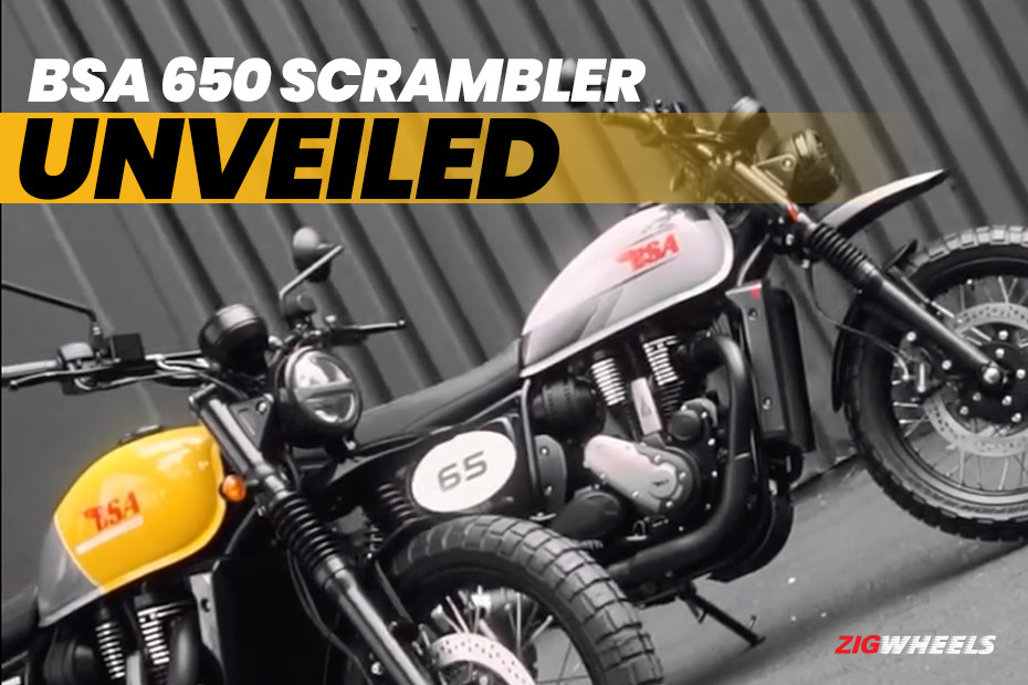 BSA Gold Star 650 Based B65 Scrambler Unveiled, New Royal Enfield Bear ...
