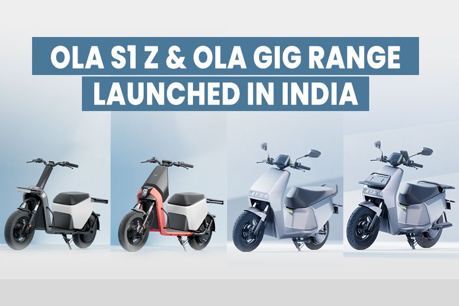 BREAKING: Ola S1 Z And Ola Gig Range Launched in India: Gets Swappable ...