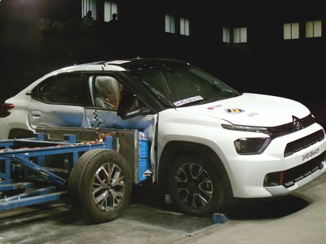 Citroen Basalt Scores 4 Star Rating In Bharat NCAP Crash Safety Test ...