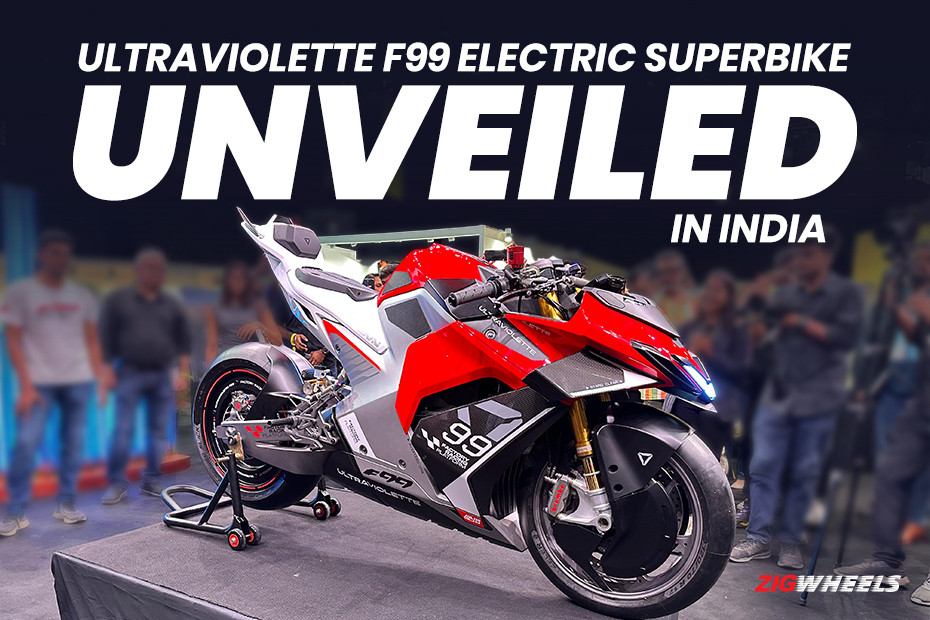 Ultraviolette F99 Electric Superbike Unveiled In India: This Electric ...
