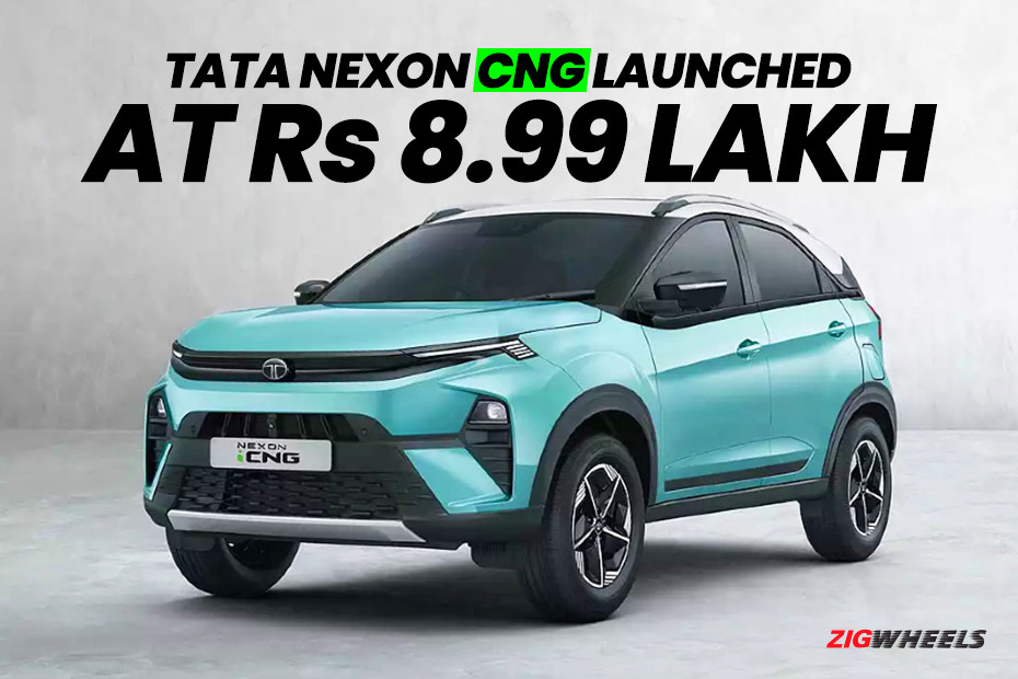 Tata Nexon CNG Launched At Rs 8.99 Lakh With A Turbo-Petrol Engine And ...