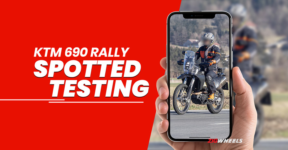 KTM 690 Rally Spied; Based On The KTM 690 Enduro R - ZigWheels