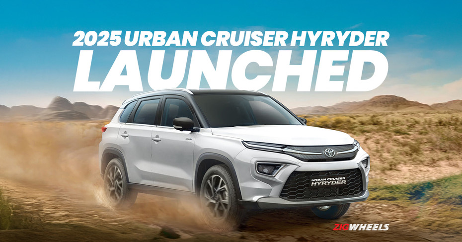 2025 Toyota Urban Cruiser Hyryder Launched At Rs 11.34 Lakh With ...