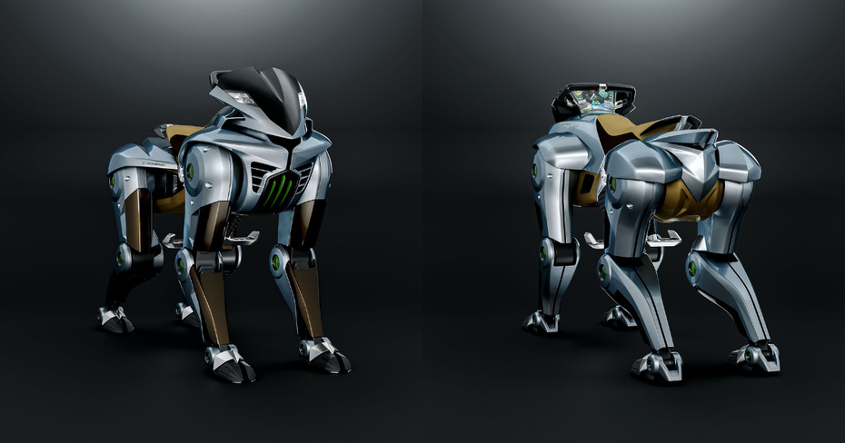 Kawasaki Corleo Concept Showcased: A Four-Legged Mechanical Horse ...